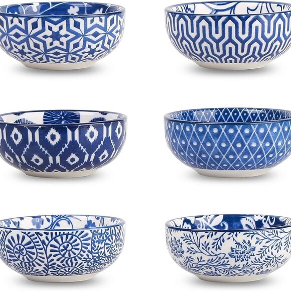 Other | Ceramic Mini Dipping Bowls 3 Inch Soy Sauce Dish Set 27 Oz ...